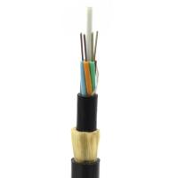 China Double PE jacket with long span and long life self-supporting aerial ADSS fiber optic cable for sale