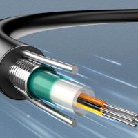 China 2 4 6 8 16 24 Core Aerial Armoured Fiber Optic Cable Gyxtw Gyxtw53 Uni Tube Single Mode Communication Cable for sale