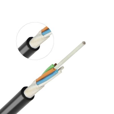 China 24 48 72 96 144 Core Single Mode G652D G657A1GYFTY Fiber Optic Cable Outdoor Aerial Fiber Cable With FRP Wholesale Price for sale