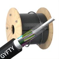 China Wholesale Outdoor Non Metal 96 Core Aerial Duct G652D GYFTY Fiber Optic Cable With FRP for sale