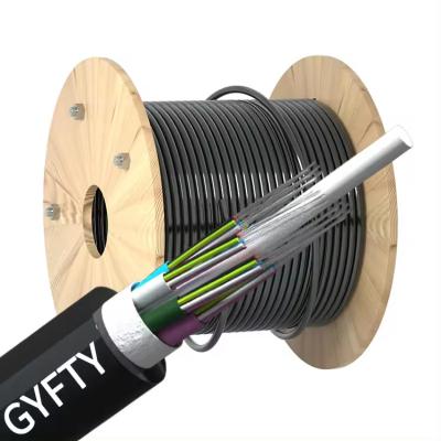 China Wholesale Outdoor Non Metal 96 Core Aerial Duct G652D GYFTY Fiber Optic Cable With FRP for sale