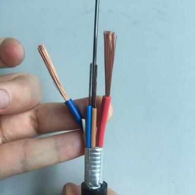 China Hybrid Cable/Power Cable 2-12cores GDTS Photoelectric Fiber Optic Cable OPLC for sale