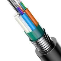 China Outdoor 48 Core Single Mode Aerial Duct Armored GYTA Fiber Optic Cable for sale