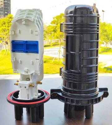 China Outdoor 12 24 48 Core Dome Type Closure Fiber Cable Joint Box Fiber Optic Splice Closure for sale