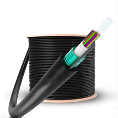 China 8 Core GYXTW G657A G652D SM Outdoor Aerial Fiber Optic Cable With Two Wire 1km Price for sale