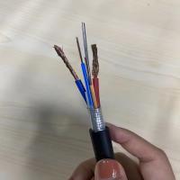 China 48 Core Armored Fiber Optical Cable GDTA GDTS Photoelectric Hybrid Fiber Optic Cable With2*2mm-Power Wire for sale