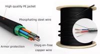 China Factory Peice 96 Core GDTA GDTS Photoelectric Hybrid Fiber Optic Cable G652D Single Mode Fiber With Power Wire for sale
