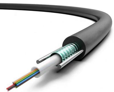 China Outdoor GYXTW MM OM3 12 Core Fiber Optic Cable for sale