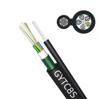 China 24 Core Figure 8 Fiber Optic Cable GYTC8S ISO9001 Self Supporting Aerial for sale
