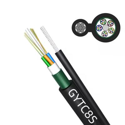 China 24 Core Figure 8 Fiber Optic Cable GYTC8S ISO9001 Self Supporting Aerial for sale