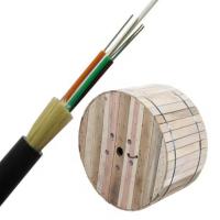 China ADSS  All Dielectric 48 Core Self Supporting Aerial Fibre Outdoor Cable Single Jacket Span 100m 200m for sale
