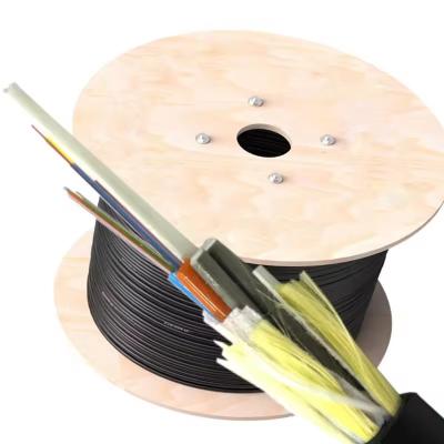China OEM Aerial ADSS Single Jacket 96 Core Singlemode Fiber Optic Cable 1km Price For Different Voltage Power Lines for sale