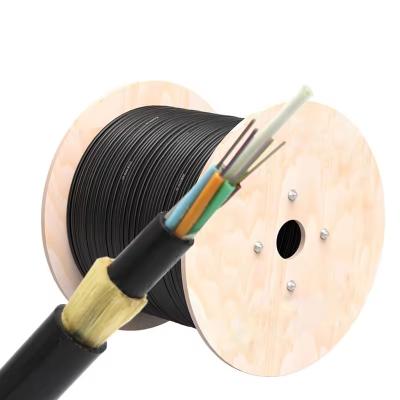 China ADSS Fiber Optic Cable Single Mode G652D Double Jacket Outdoor Aerial Self Supporting Telecom Cable for sale
