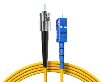 China SC APC to SC UPC Fiber Optic Patch Cord LSZH 3.0mm Jumper Cable 1m 2m 3m Single Mode Low Loss Durable for sale