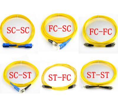 China High Quality Customized Jumper SM MM Simplex Duplex 2.0mm 3.0mm FC/SC/LC/APC/UPC Fiber Optic Patch Cord for sale