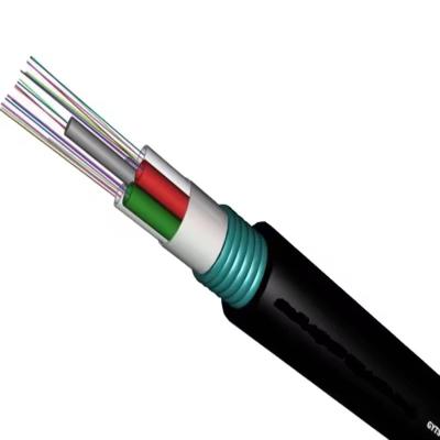 China Outdoor 72 96 144 216 288 Core Steel Armor Fiber Optic Cable Non-self Supporting Aerial GYTS GYTA for sale
