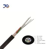 China Armored Black LSZH Aerial Single Mode PBT Loose Tube Fiber Optic Cable For Data Transmission for sale