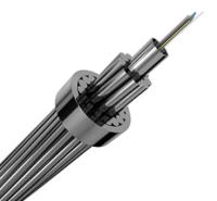 China OPGW Power System Optical Power Ground Wire Fiber Optic Cable 24 48 Core Single Mode for sale