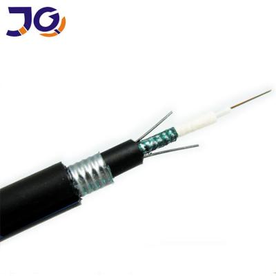 China GYXTW Armored Fiber Optic Cable Single Mode Outdoor Aerial Duct Optical Cable HDPE Sheath for sale