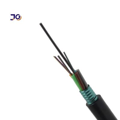 China Single Mode Underground Fiber Optic Cable with Black Double Jacket for sale