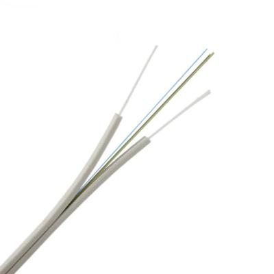 China 1-4 Core FTTH Drop Cable GJXFH-1B6, G657A1 Single Mode, LSZH Indoor Use for sale