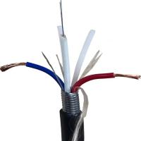 China Hybrid FTTH OPLC Fiber Optic Cable Power and Data Transmission Cable for sale