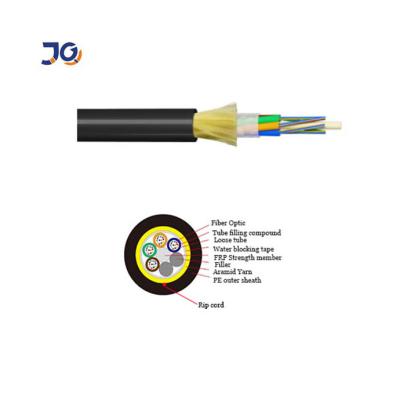 China Span 100m 48 Core SM Fiber Optic Cable ADSS For Overhead for sale