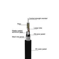 China Anti-Rodent Underwater Underground GYTA33 GYTS33 Steel Wire Armored Fibre Optic Cable for sale