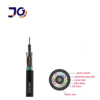 China SM MM Armoured G652D 24 48 96Core Fiber Optic Cable GYTS for sale