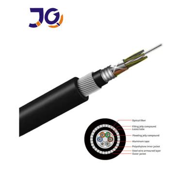 China Single Mode G652D Direct Buried Underwater Fiber Optic Cable 24 36 48 96 Core for sale