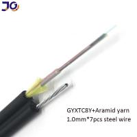 China 4 Core 6 Core 12 Core Fiber Optical Cable With Steel Wire Mini Figure 8 Cable Gyxtc8y Gyxtc8a for sale