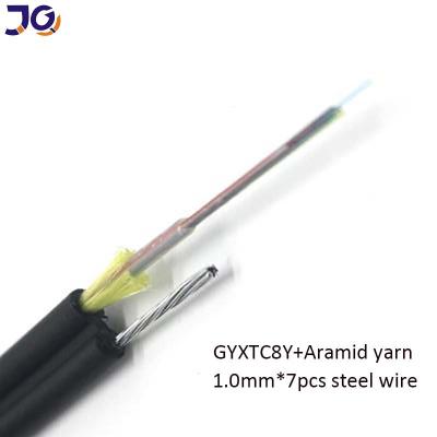 China 4 Core 6 Core 12 Core Fiber Optical Cable With Steel Wire Mini Figure 8 Cable Gyxtc8y Gyxtc8a for sale