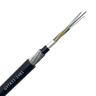 China GYTA33 Submarine Fiber Optic Cable Armored Underwater Underground Optical Cable Single Mode for sale