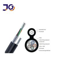 China Aerial Single Mode Figure 8 Optical Cable GYTC8S 12 16 24 48 96 Core Fiber Optic Cable for sale