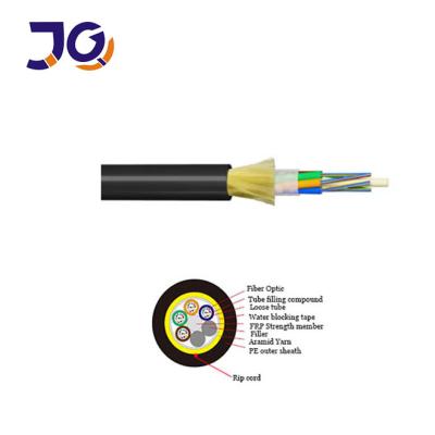 China ADSS All Dielectric Self Supporting Fiber Optic Cable 48 Core Span 120m for sale