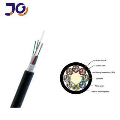 China FRP Strength Duct / Aerial Outdoor Fiber Optic Cable For Networking for sale