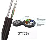 China GYTC8S Figure 8 Fiber Optic Cable Stranded Wires Messenger Aerial Overhead for sale