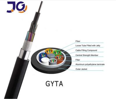 China OUTDOOR UNDERGROUND CABLE GYTA GYFTA 4-288 CORES 144 CORE FIBER OPTICAL CABLE for sale