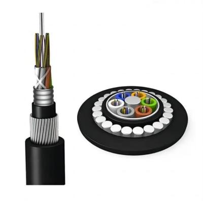 China GYTA33 Underwater Submarine Steel Wire Armored Fiber Optic Cable 48 Core for sale