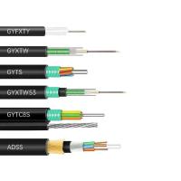 China China Cable Supplier ADSS Single Jacket 48 Core Single Or Multi Mode FRP 1.5mm 100m Span Length Fiber Optic Cable for sale
