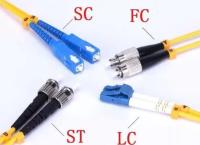 China Single / Multi Mode Fiber Optic Patch Cord SC/LC/ST-UPC/APC 9/125 LSZH for sale