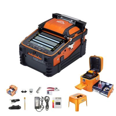 China AI 9 Fiber Fusion Splicer Automatic FTTH Fiber Optic Splicing Machine High Precision Welding Fast Splicing Low Loss for sale