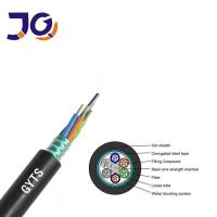 China Outdoor Fiber Optic Cable GYTS Armored SM G652D 96 144 288 Core for sale