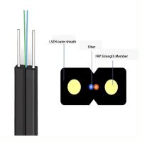 China GJYXCH FTTH Drop Fiber Optic Cable 1 to 4 Core G652D Single Mode Indoor LSZH Flat Cable Flexible Easy Installation for sale