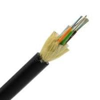 China ADSS Fiber Optic Cable G652D Single Jacket Non Metallic 6 12 24 48 96 Core 100 200m Span for sale