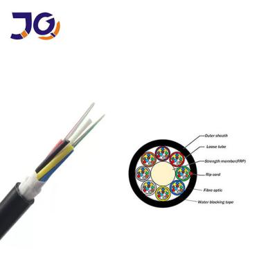 China Non-metal Outdoor Fiber Optic Cable GYFTY 144 Core Single Mode G652D for sale