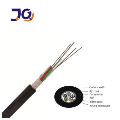 China GYFTY Outdoor Duct Laying Fiber Optic Cable Single Mode 24 48 Core HDPE Jacket for sale