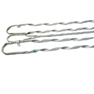 China Preformed Tension Clamp Guy Strip ADSS Cable Accessories Dead End Guy Grip for sale