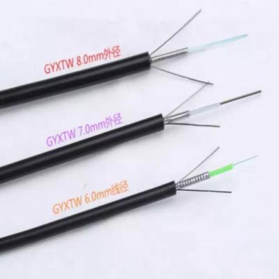 China GYXTW Armored Fiber Optic Cable Single-Mode G652D Two Steel Wire Strength Member for sale