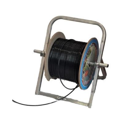 China Foldable Optical Fiber Cable Patch Cord Drop Rack Cable Laying Tool Cable Reel Wire Guiding Rack for Monitoring Construction for sale